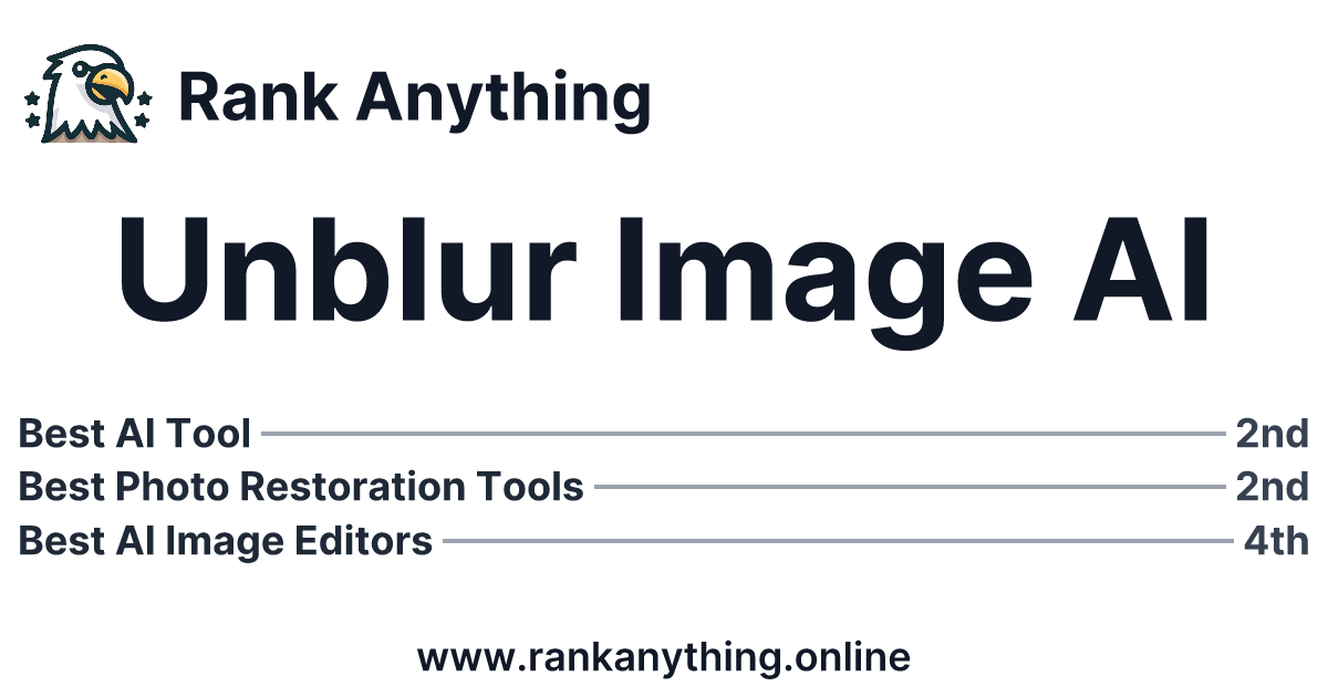 Unblur Image AI | Rank Anything